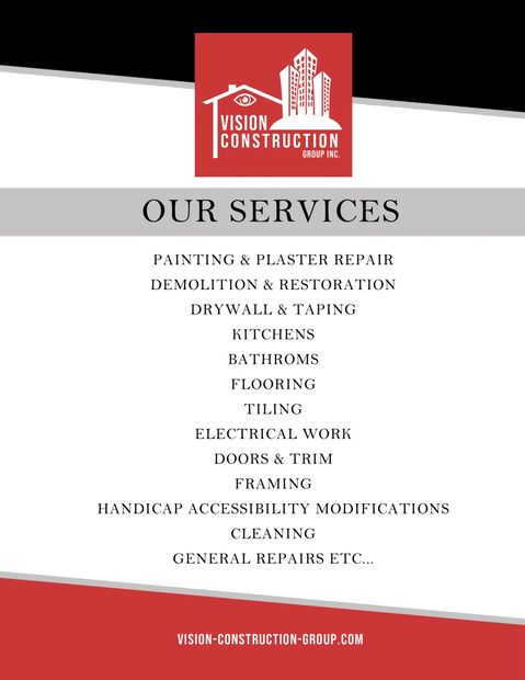 Vision Construction Group | Vision Construction Group